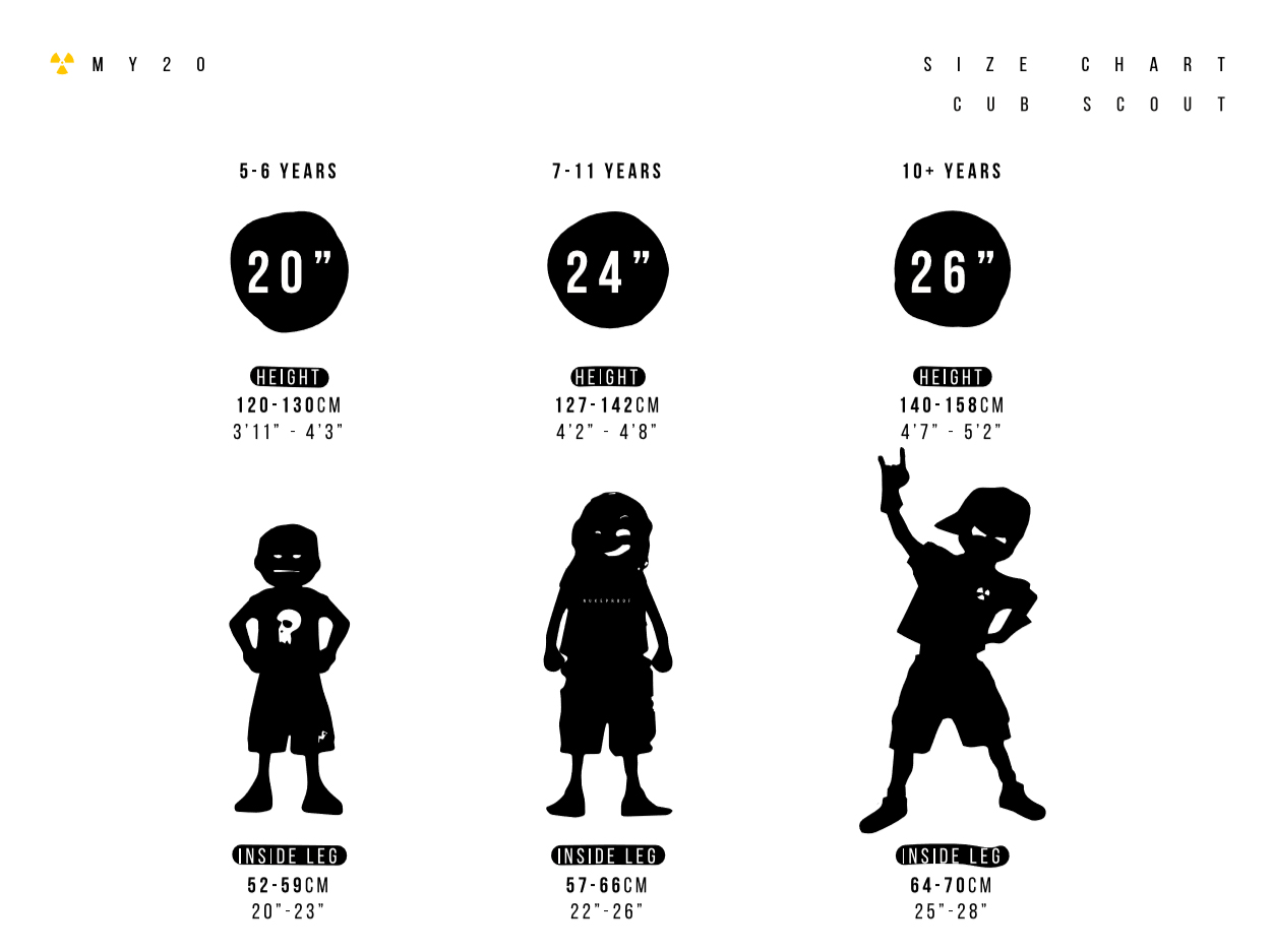 Size Chart Cub Scout – Singletrack World Magazine