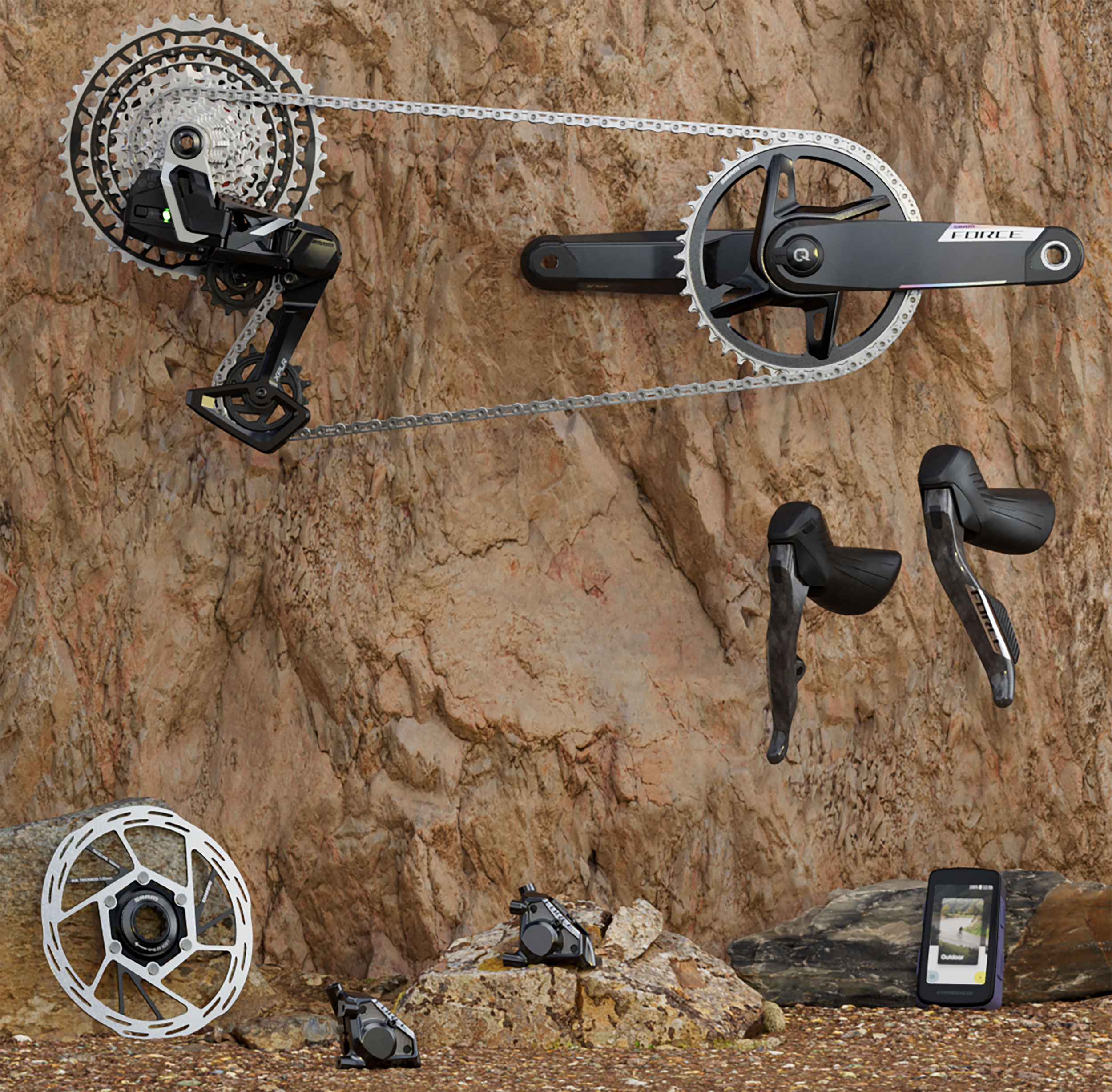 SRAM reveals new XPLR AXS Force and Rival 1x13 groupsets