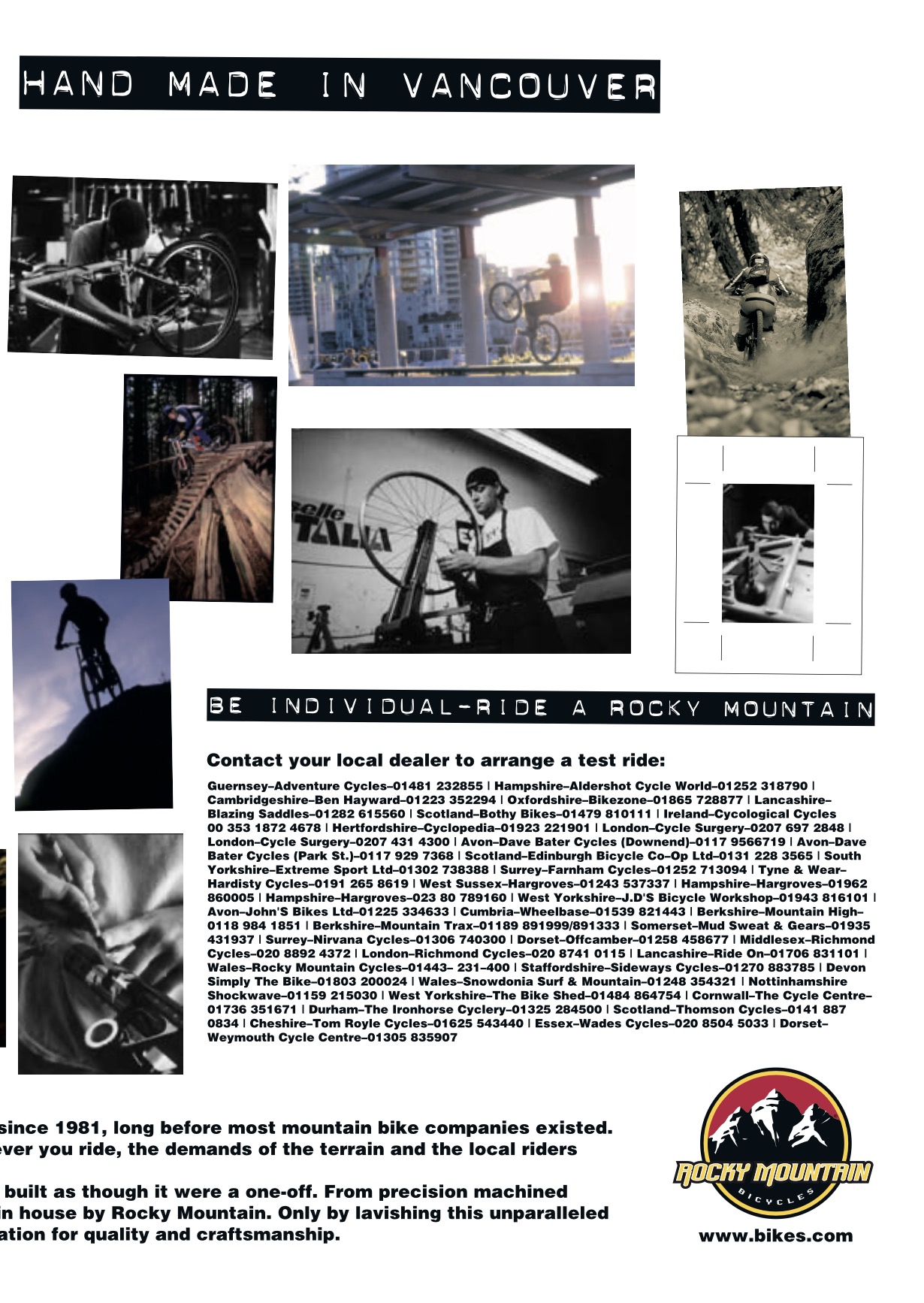 Outta the Archive: Magazine ads from 2002 – Singletrack World Magazine
