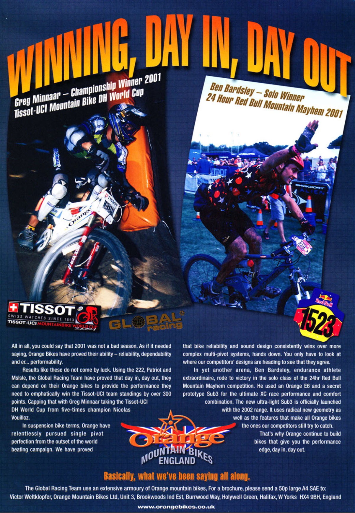 Outta the Archive: Magazine ads from 2002 – Singletrack World Magazine
