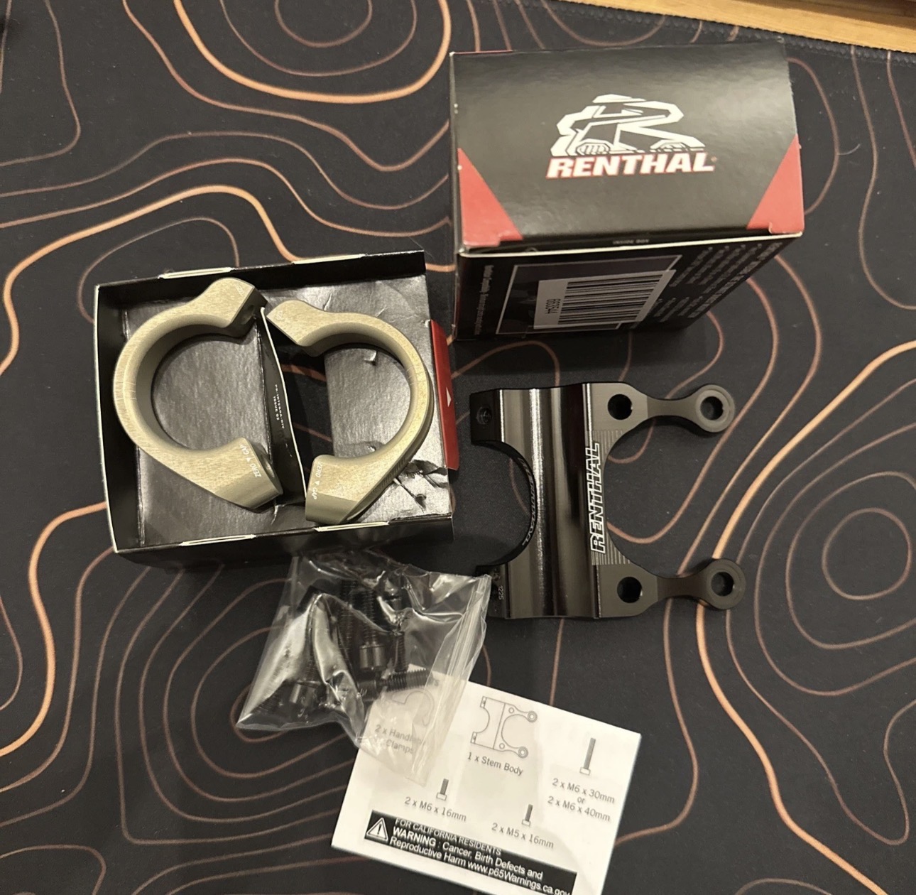 Renthal Integra II Stem – 45mm, 31.8 Clamp, +/-0, Direct Mount ...